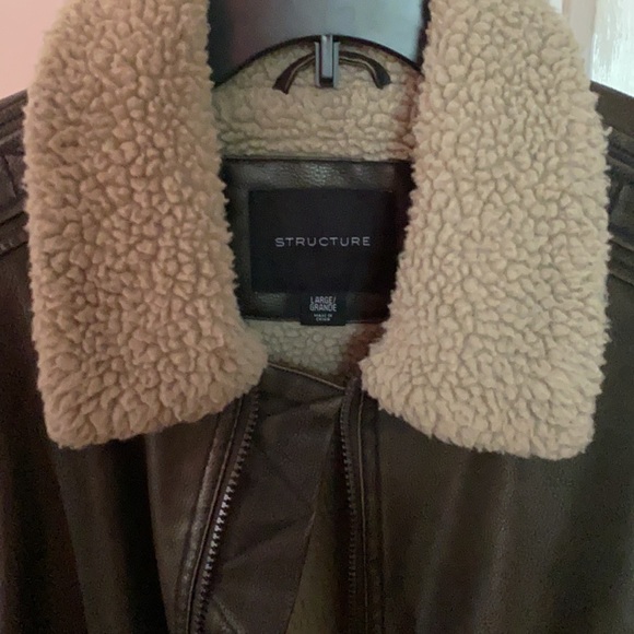Structure | Jackets & Coats | Structure Leather Jacket | Poshmark